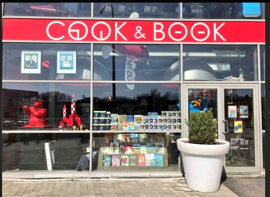 Lugares increíbles: Cook & Book. libros por doquier